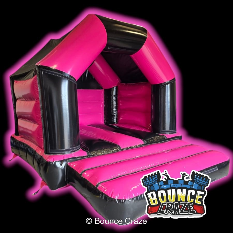 Black & Pink Castle (12ft by 14ft) - Disney Stitch Theme - Bouncy ...
